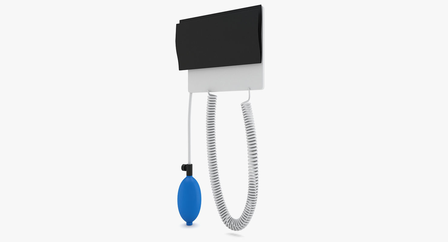 Medical - Blood Pressure Wall Mount 3D model | CGTrader