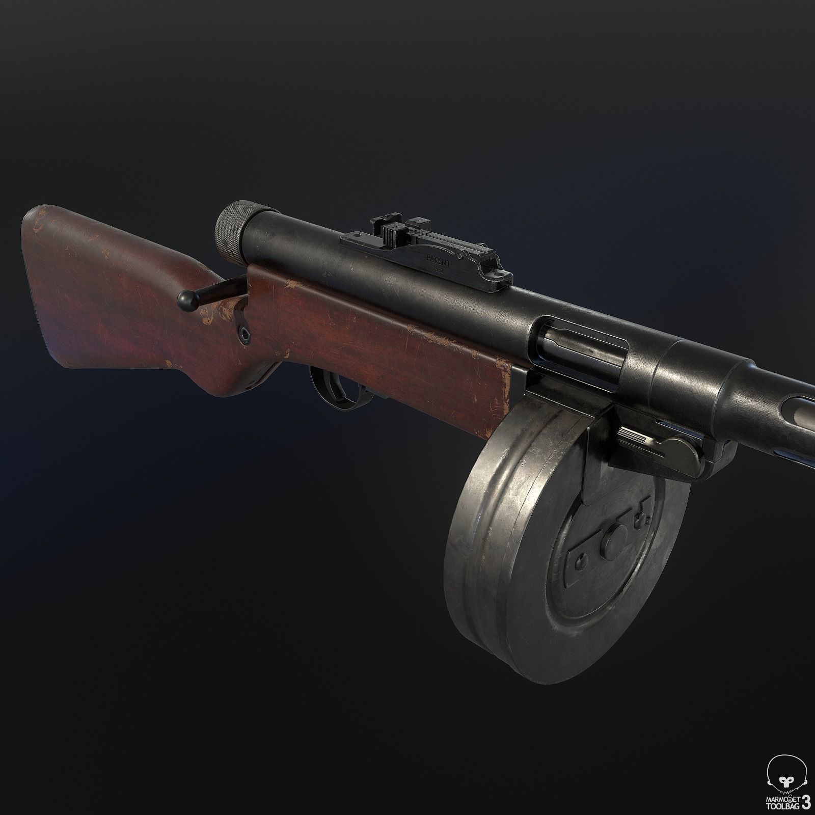 3D model KP31 Submachine Gun VR / AR / low-poly | CGTrader