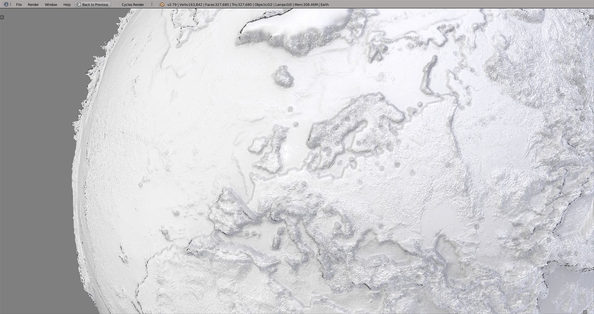 Planet Earth with NASA Height Maps and Improved Textures 3D model ...