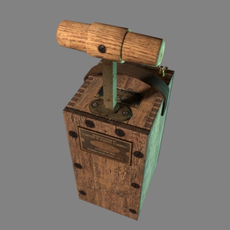 3D model Detonator VR / AR / low-poly rigged | CGTrader