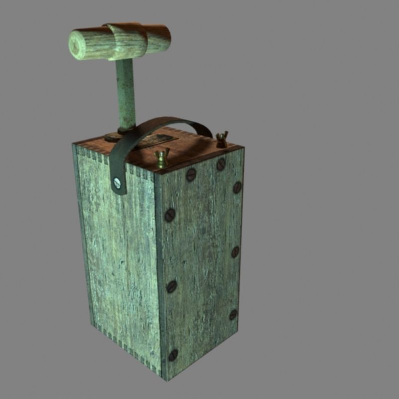 3D model Detonator VR / AR / low-poly rigged | CGTrader