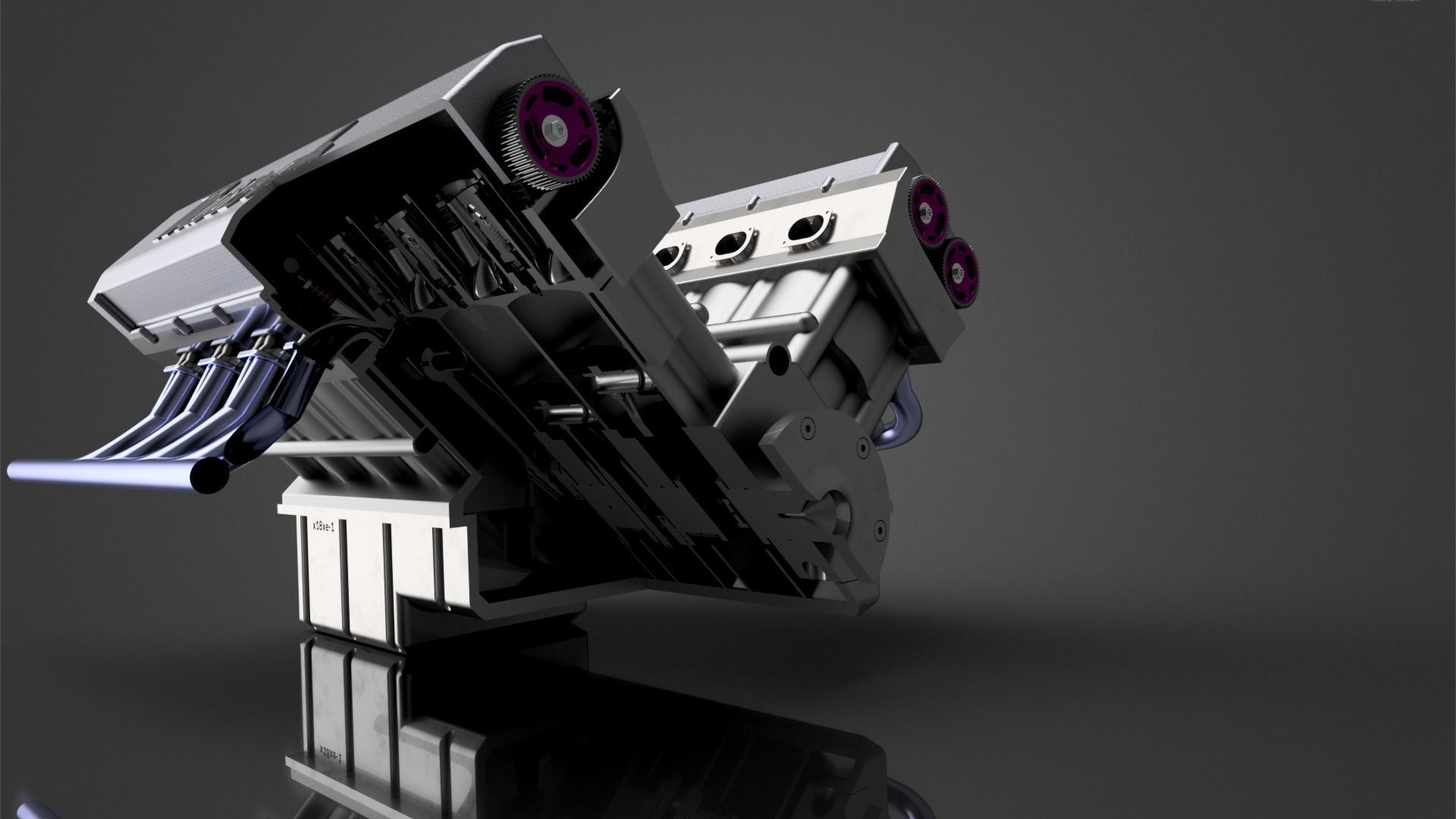 V12 Car Engine 3D model | CGTrader