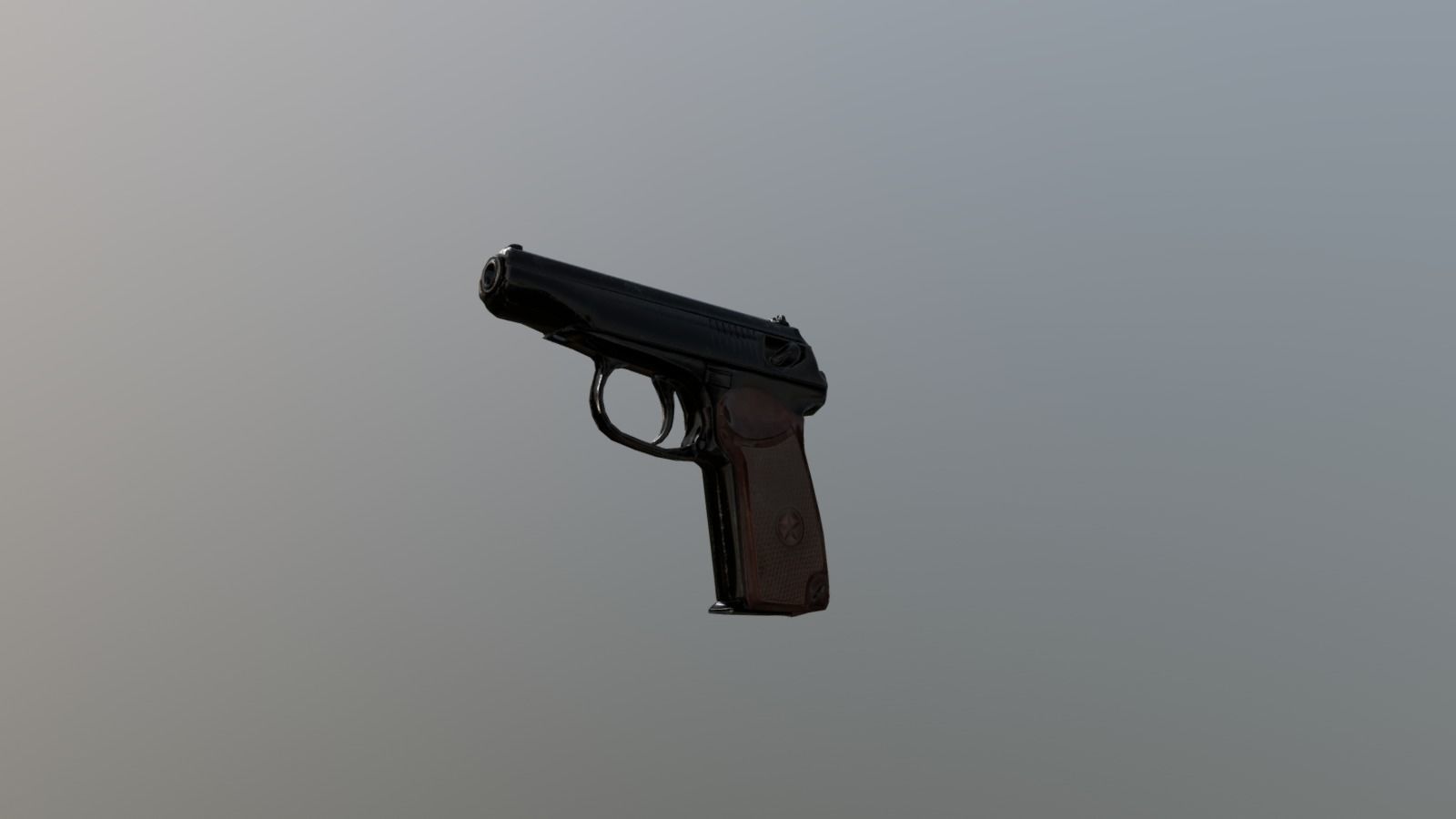 3D model Makarov Low poly BBR VR / AR / low-poly | CGTrader