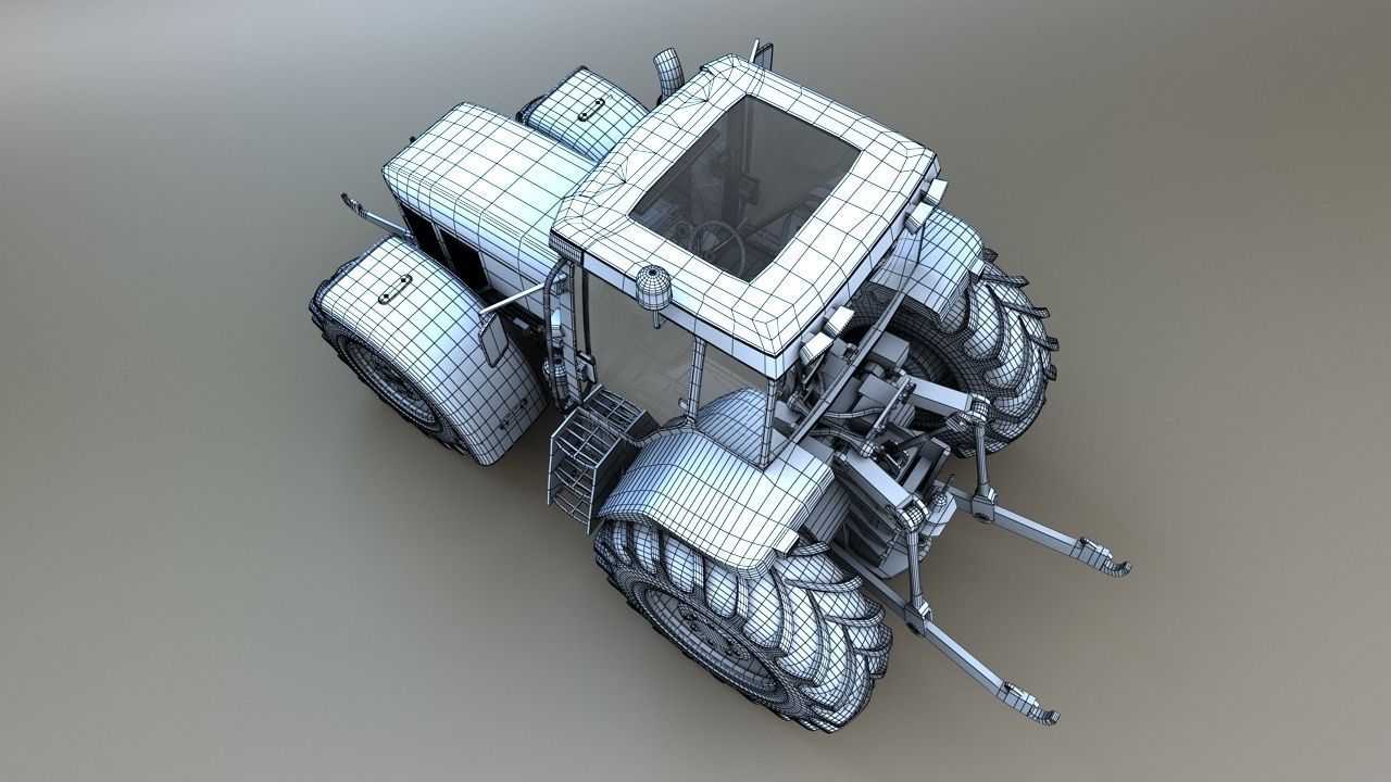 Tractor 3D model | CGTrader