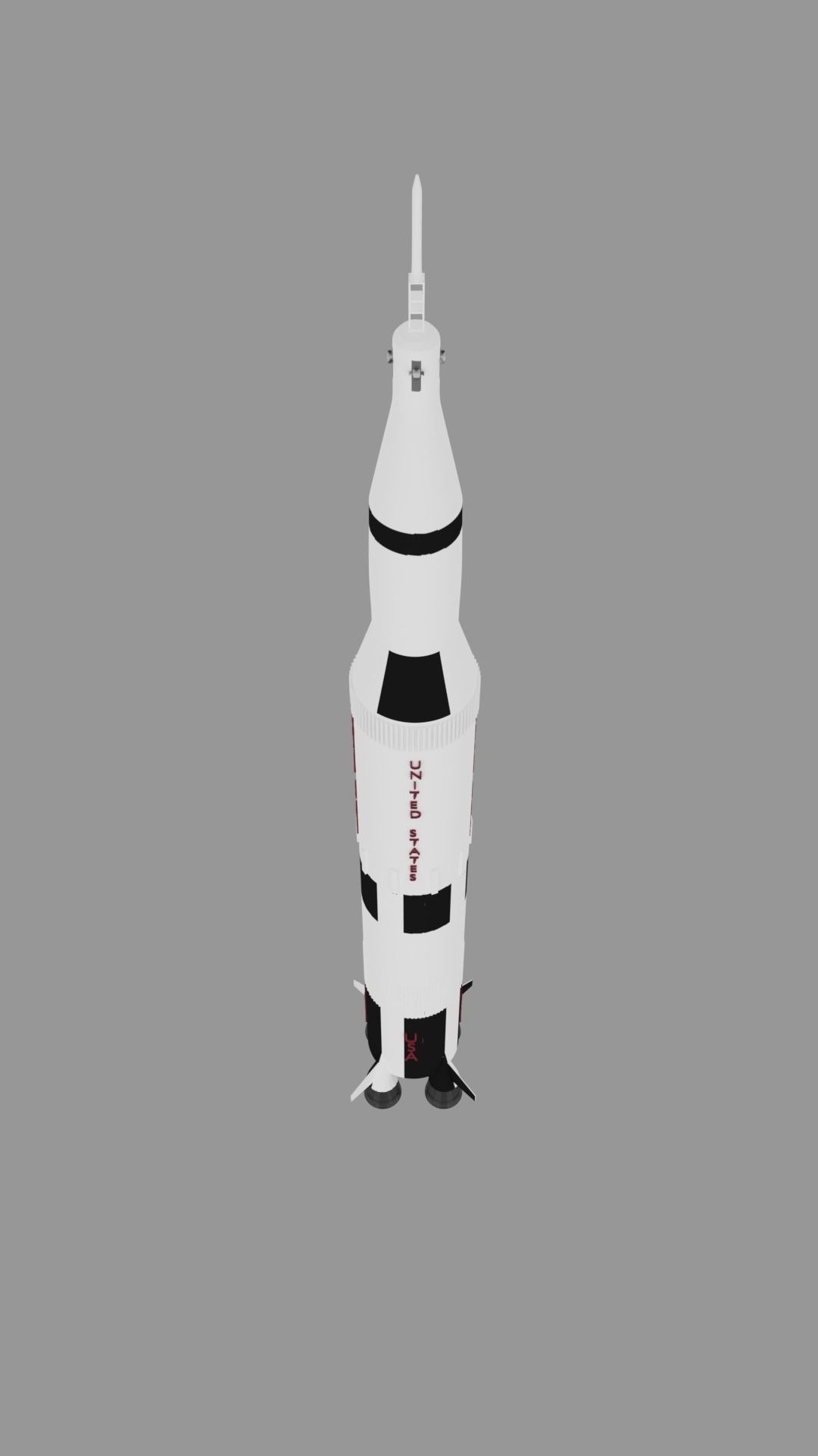 Saturn V Rocket 3D model | CGTrader