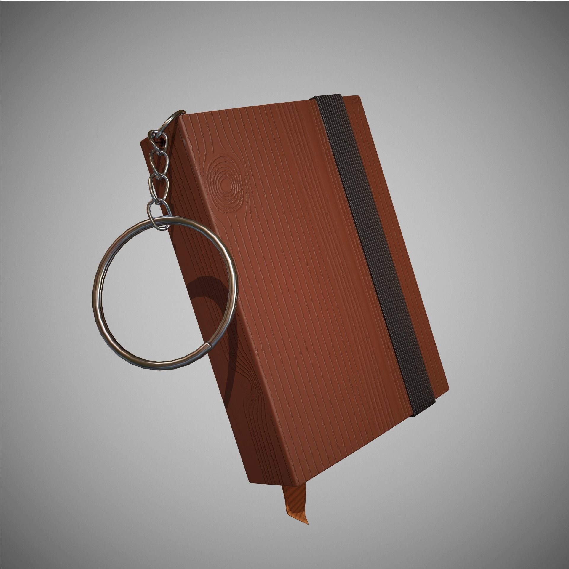 Little Book Keychain 3D model | CGTrader