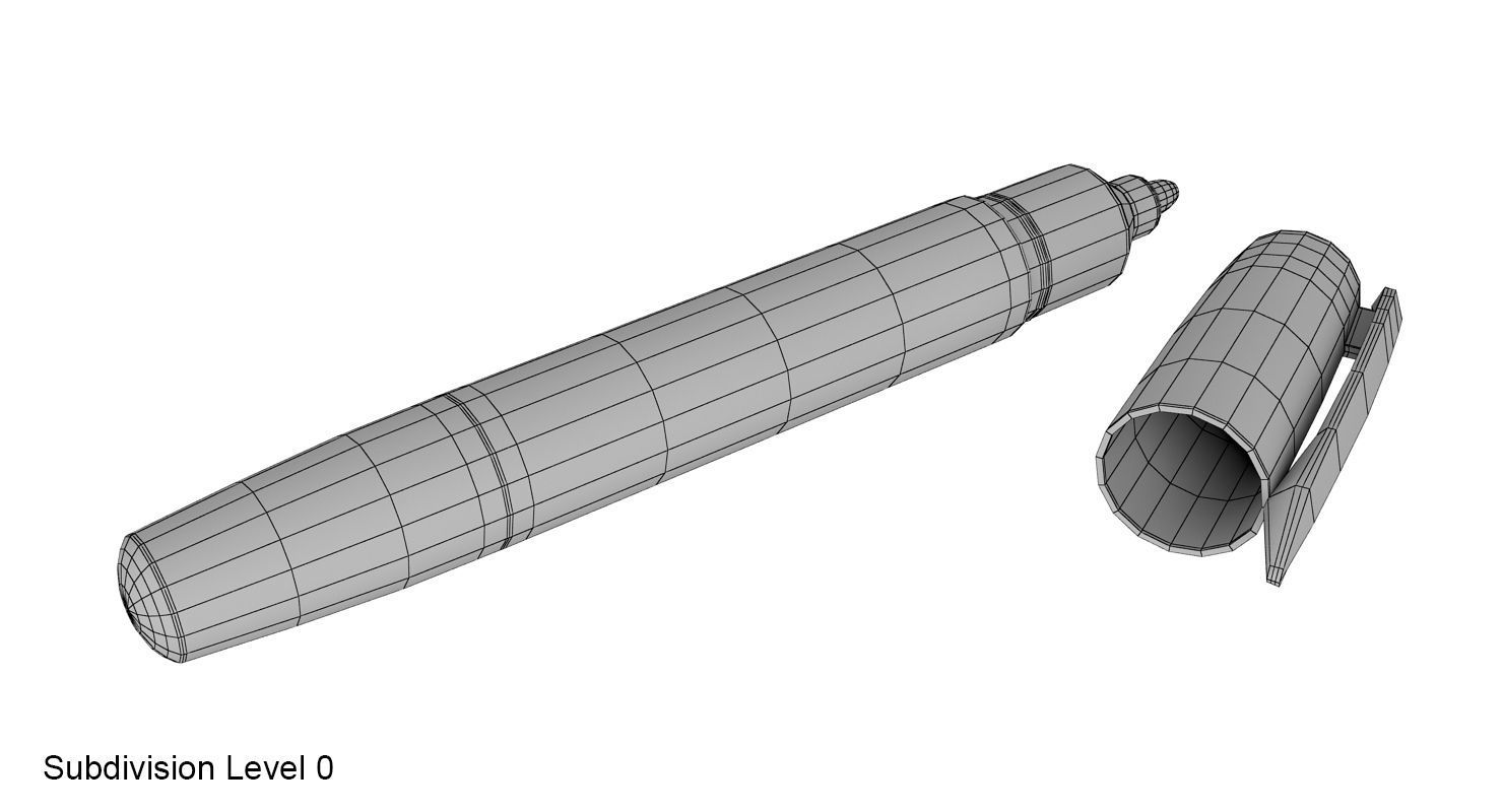 Marker 3D model | CGTrader