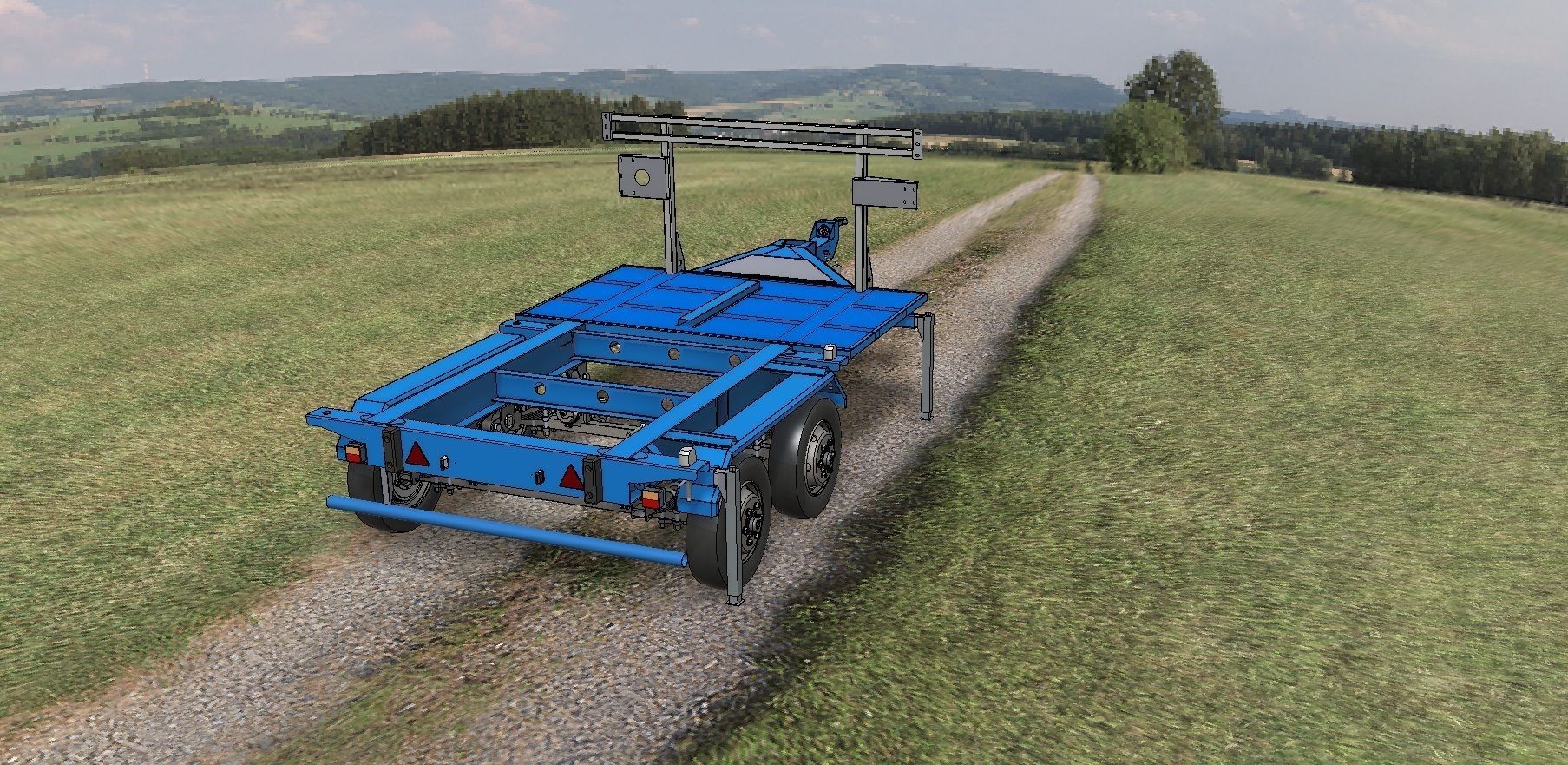 Special trailer 3D model | CGTrader