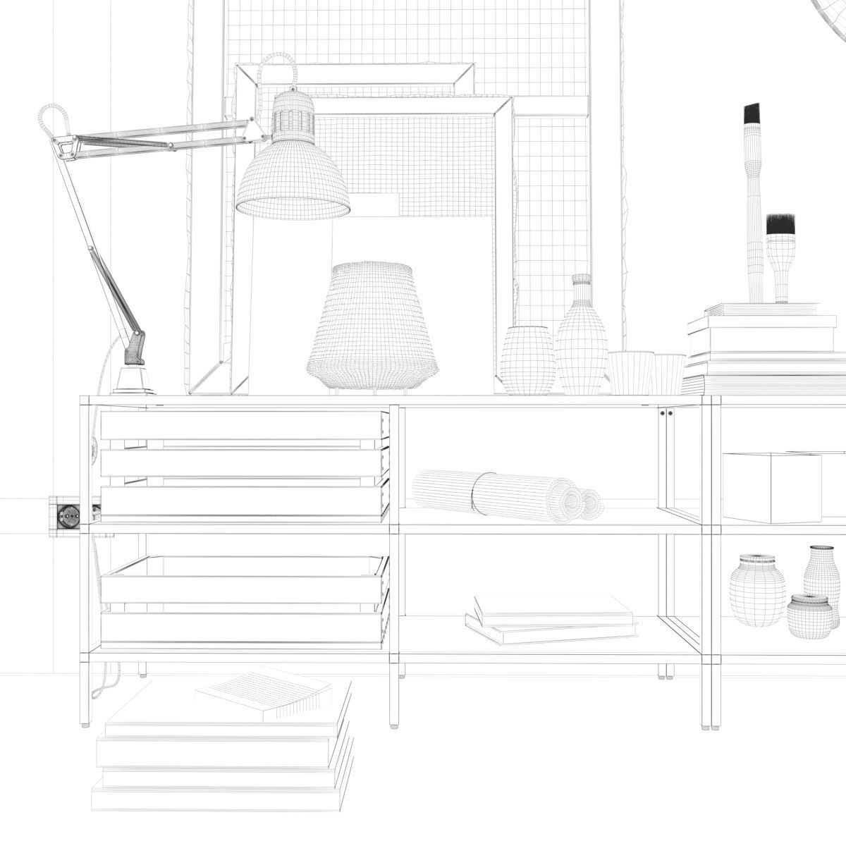 Art Decoration Set 3D model | CGTrader