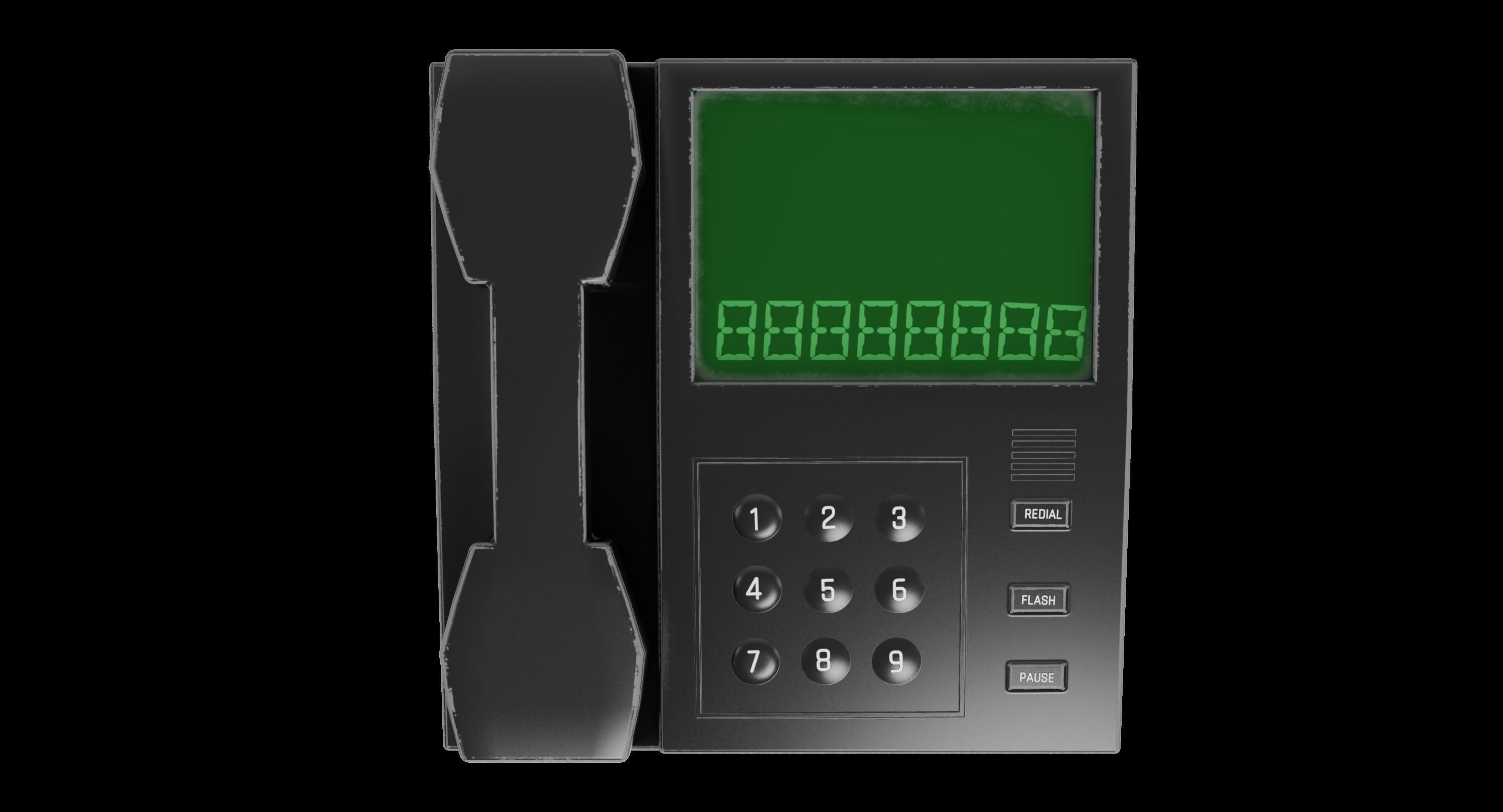 Phone - Low Poly telephone 3D model | CGTrader