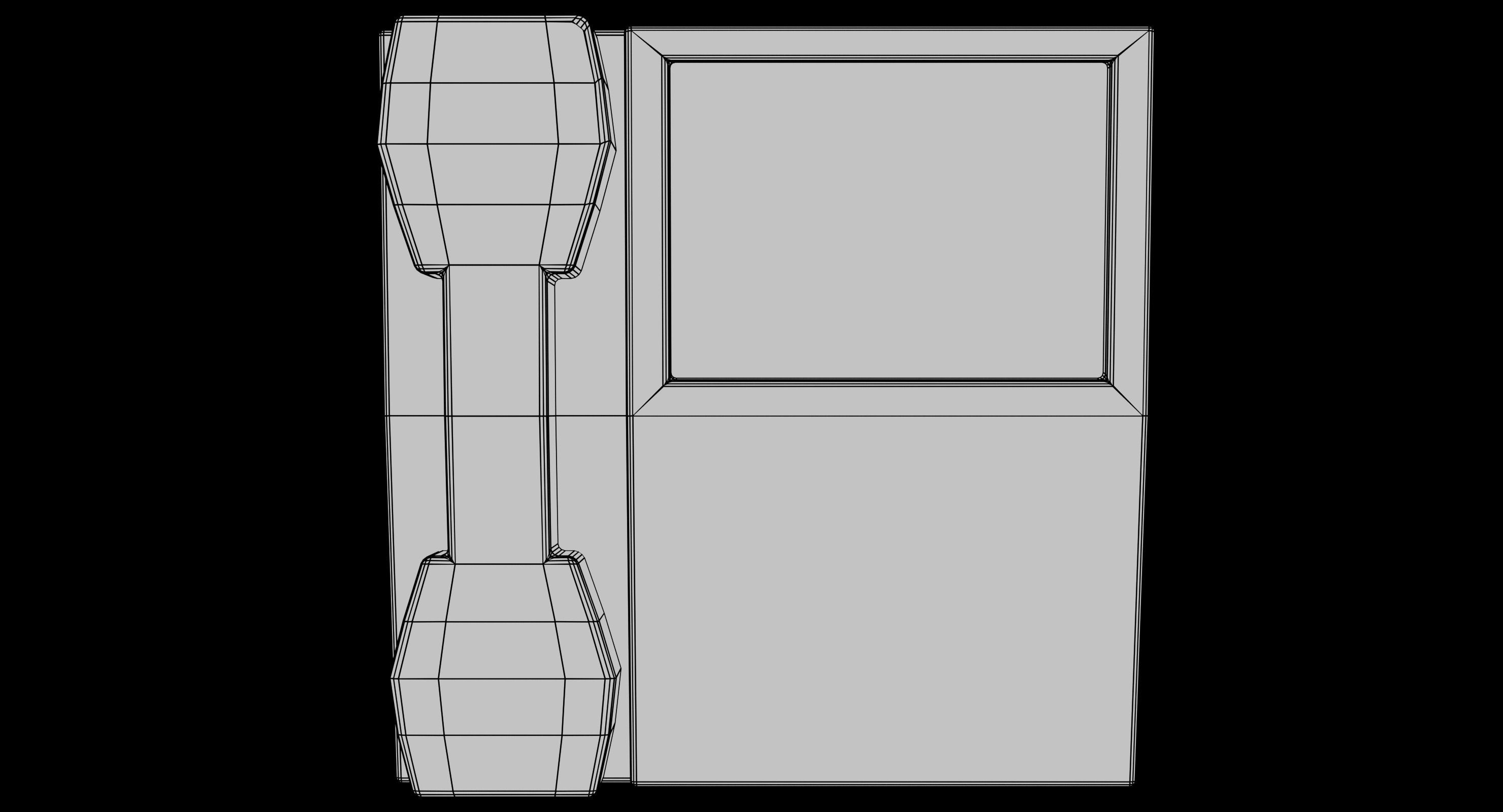 Phone - Low Poly telephone 3D model | CGTrader