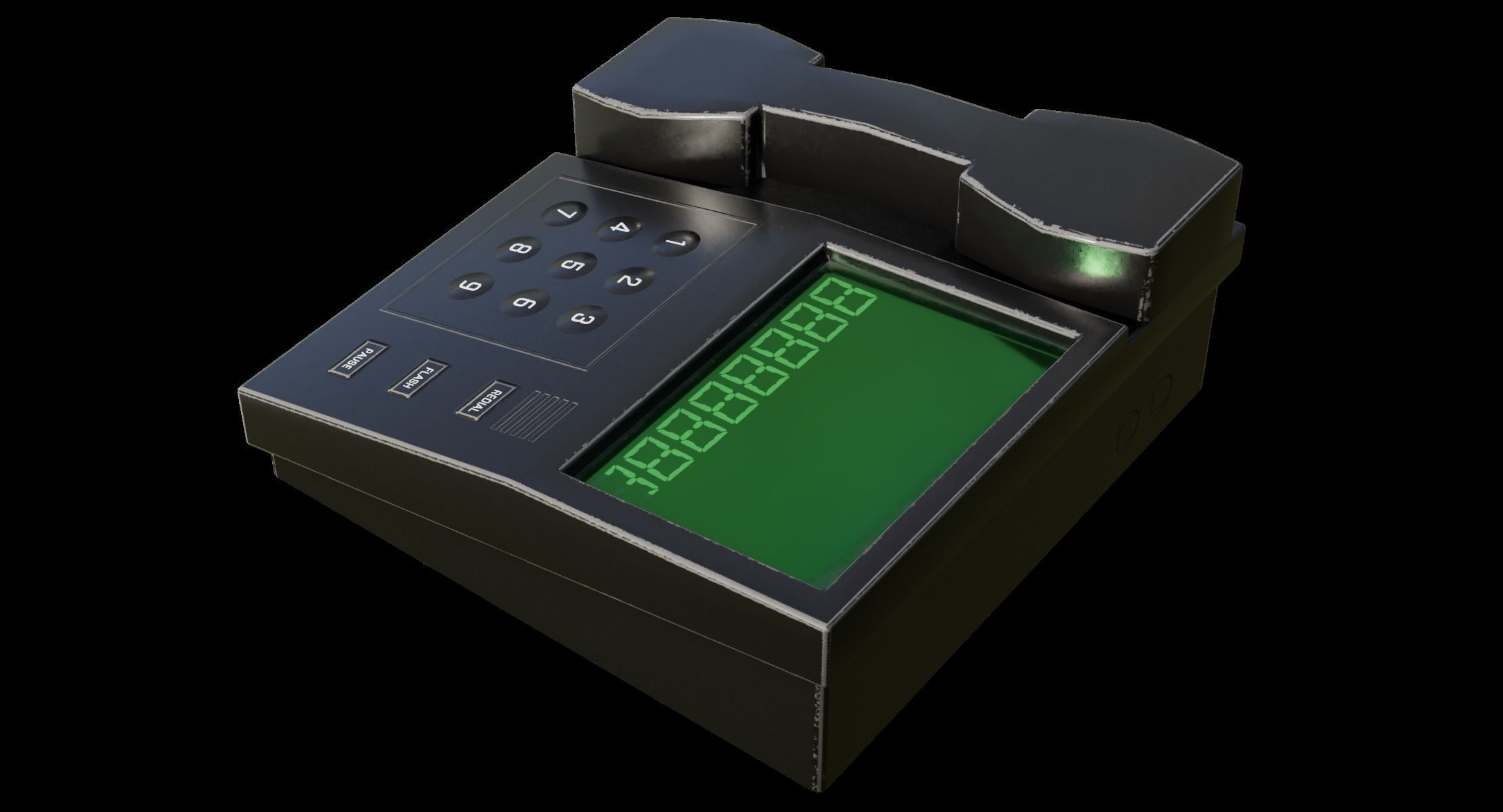 Phone - Low Poly telephone 3D model | CGTrader