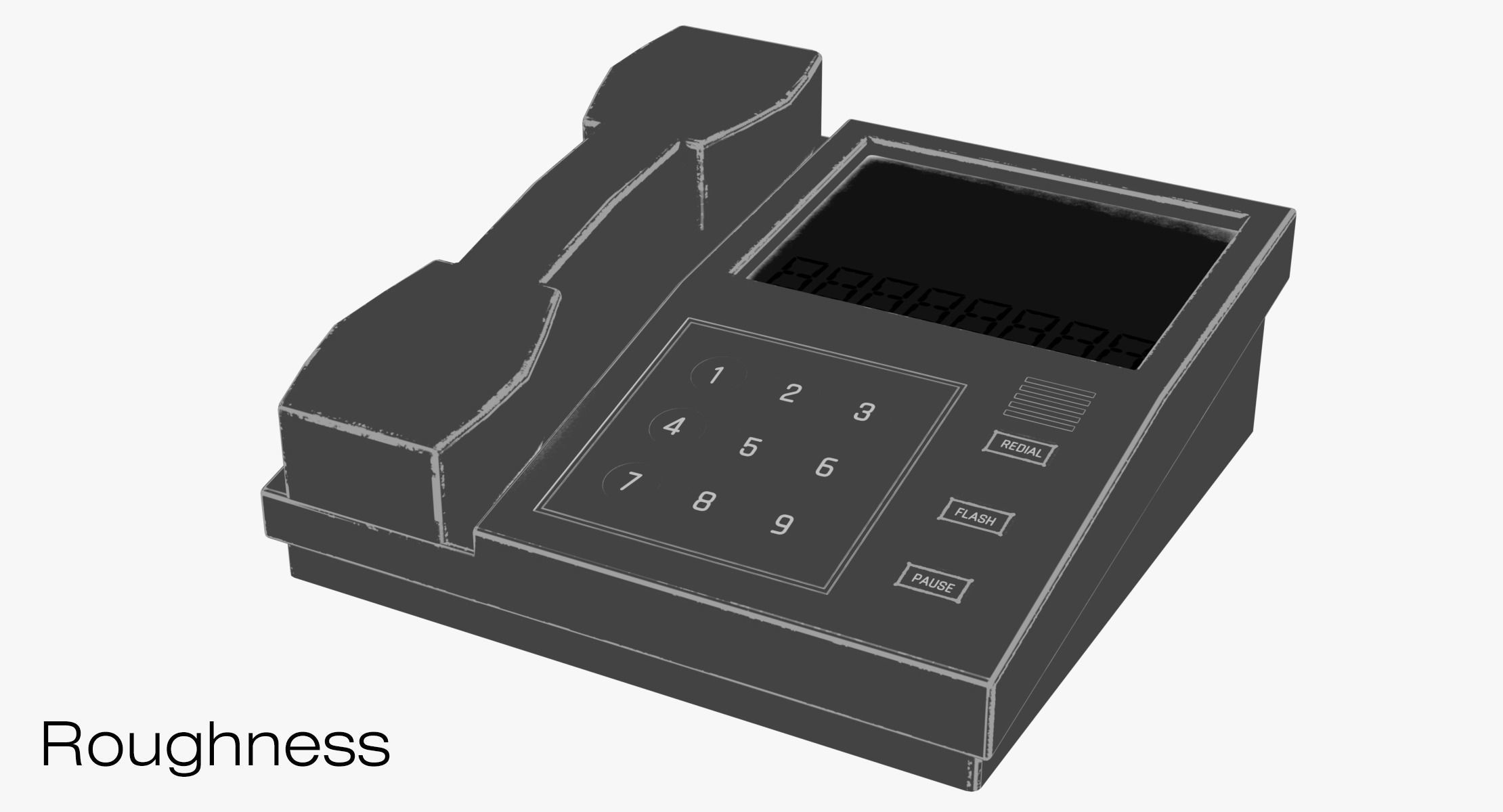 Phone - Low Poly telephone 3D model | CGTrader