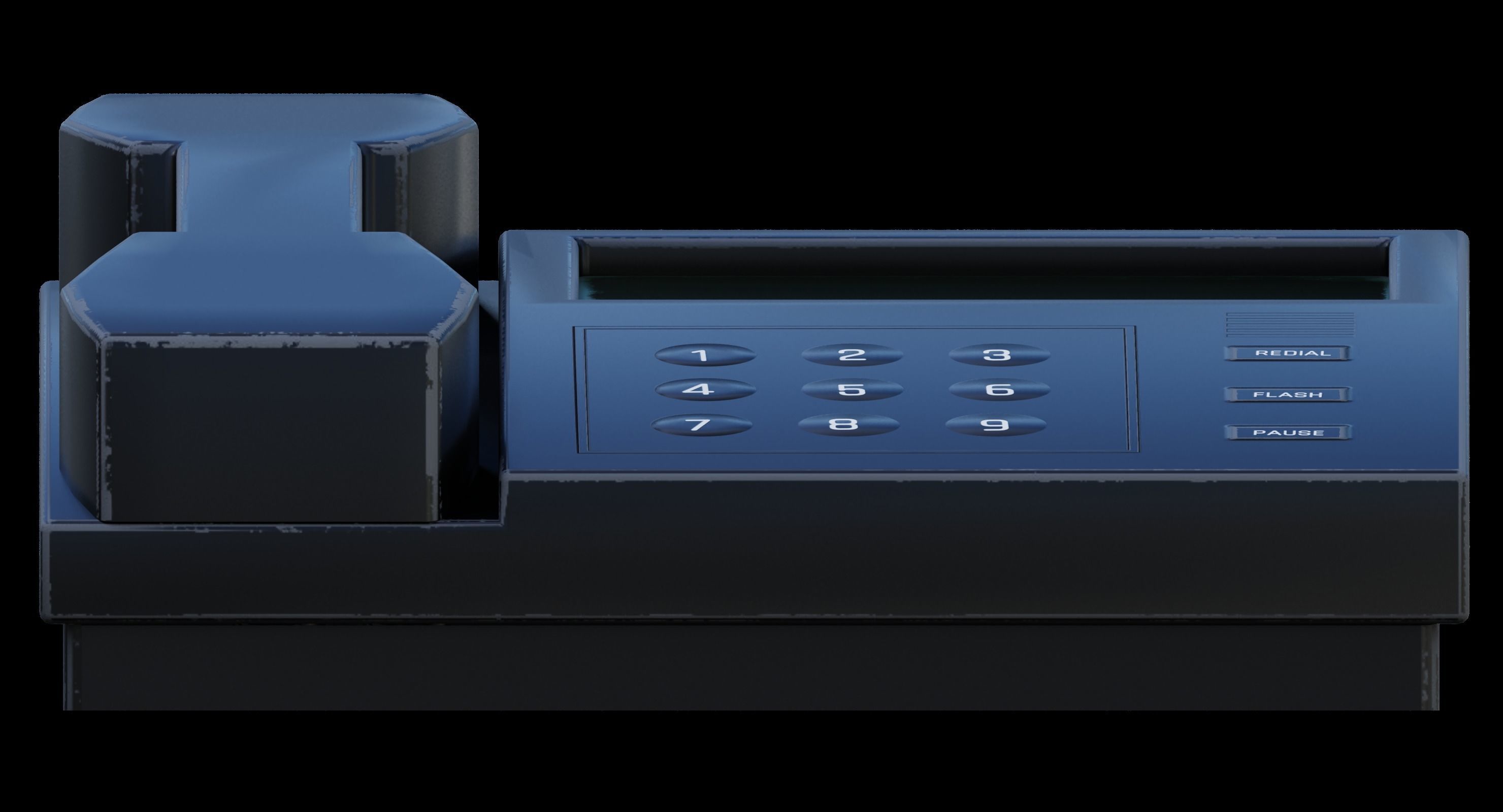 Phone - Low Poly telephone 3D model | CGTrader