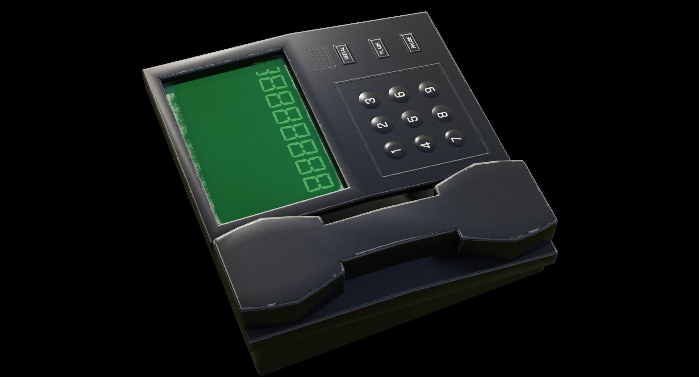 Phone - Low Poly telephone 3D model | CGTrader