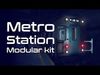 3D model Metro station modular kit VR / AR / low-poly | CGTrader