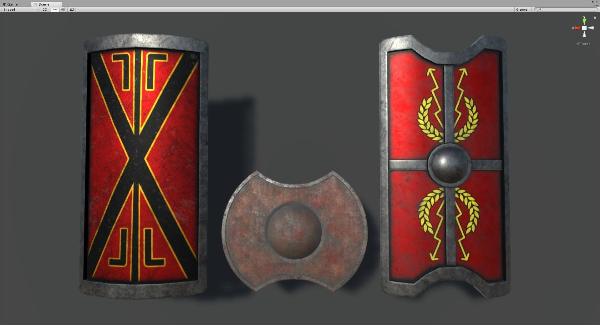 3D model Medieval Shields Collection Vol1 VR / AR / low-poly | CGTrader