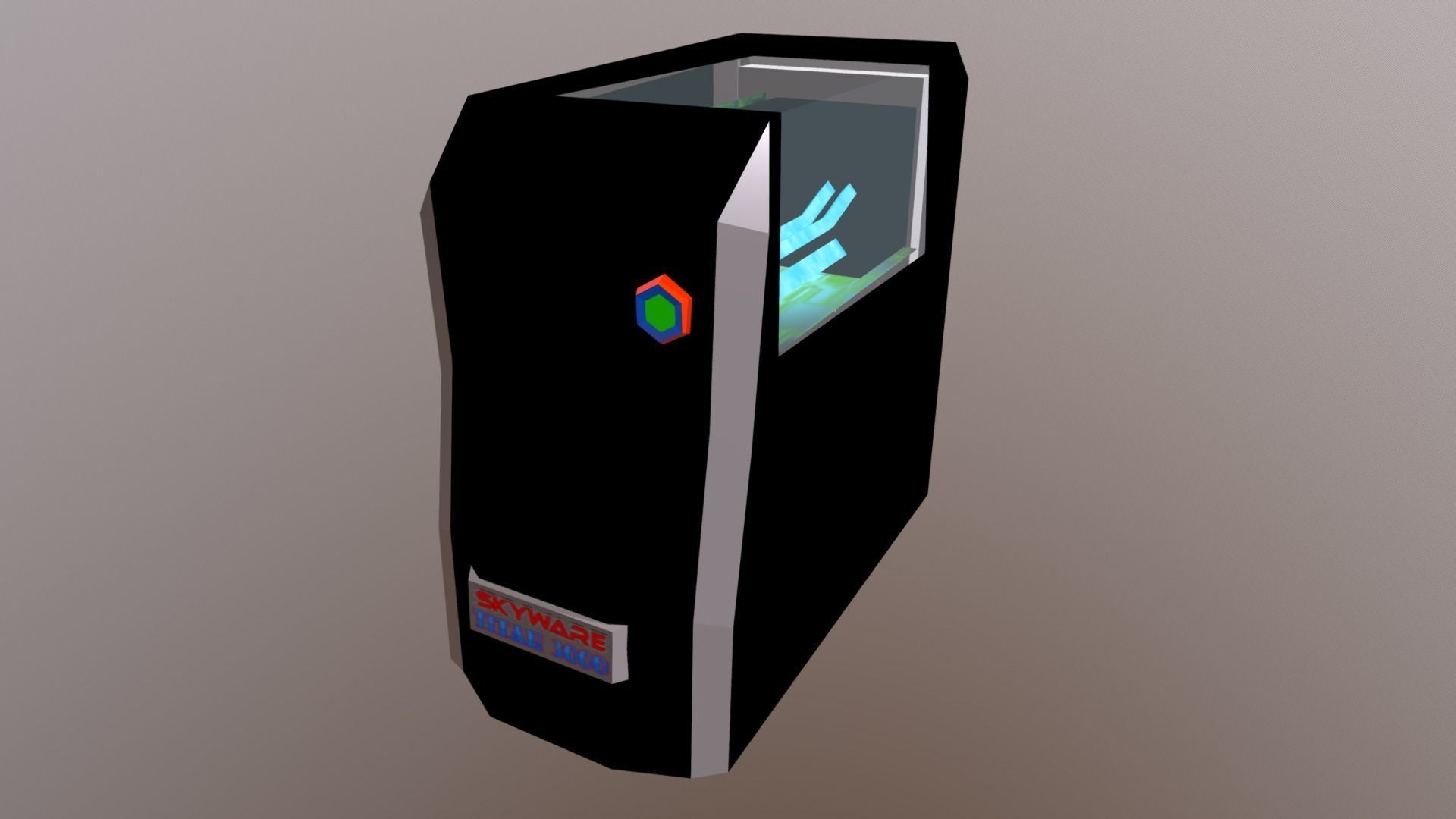 3D model Gaming PC Tower VR / AR / low-poly | CGTrader
