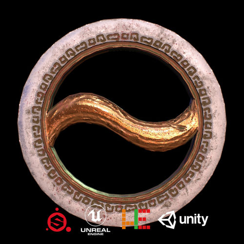 3D model HIE Game Ready Chakram D180205 VR / AR / low-poly | CGTrader