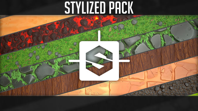Stylized Pack Texture | CGTrader