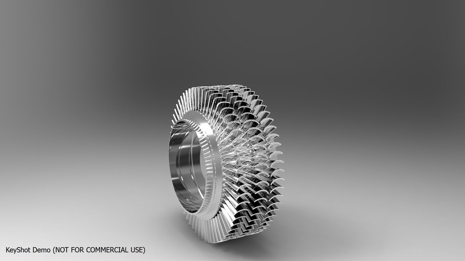 compressor blisk free 3D model | CGTrader