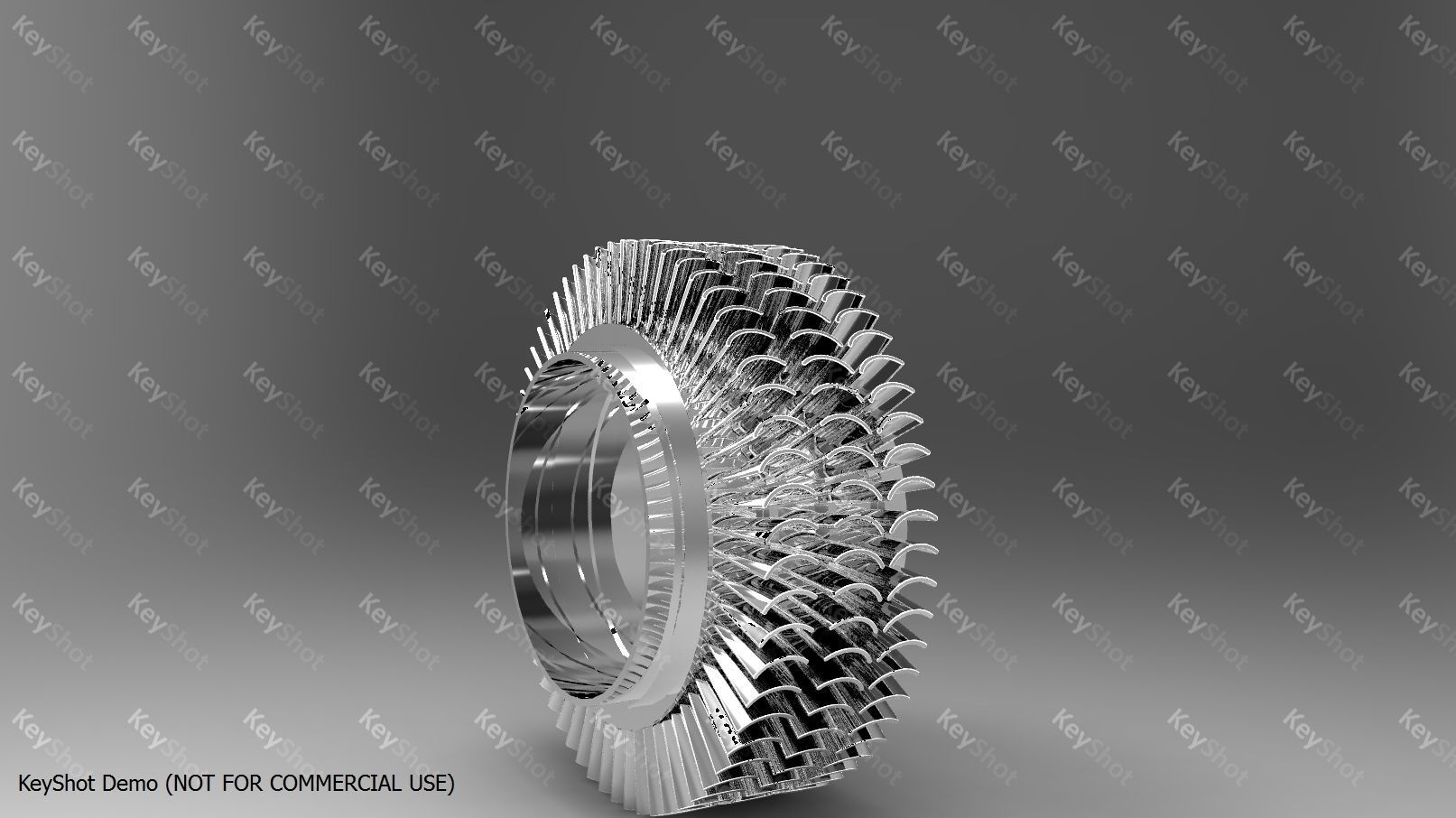 compressor blisk free 3D model | CGTrader