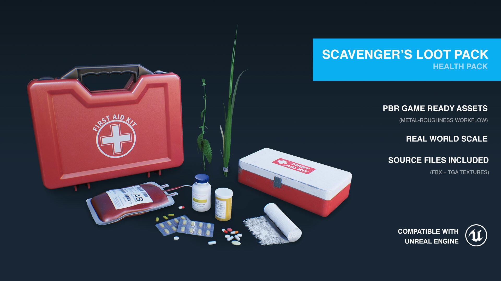 Scavenger Loot - Health Pack 3D model | CGTrader