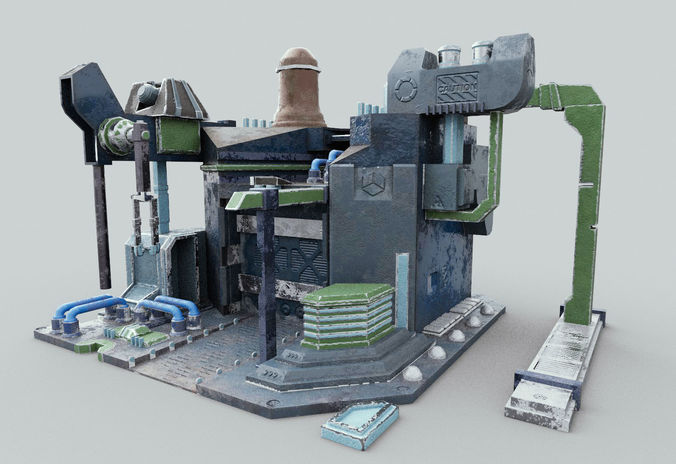 3D model Factory Game model VR / AR / low-poly | CGTrader