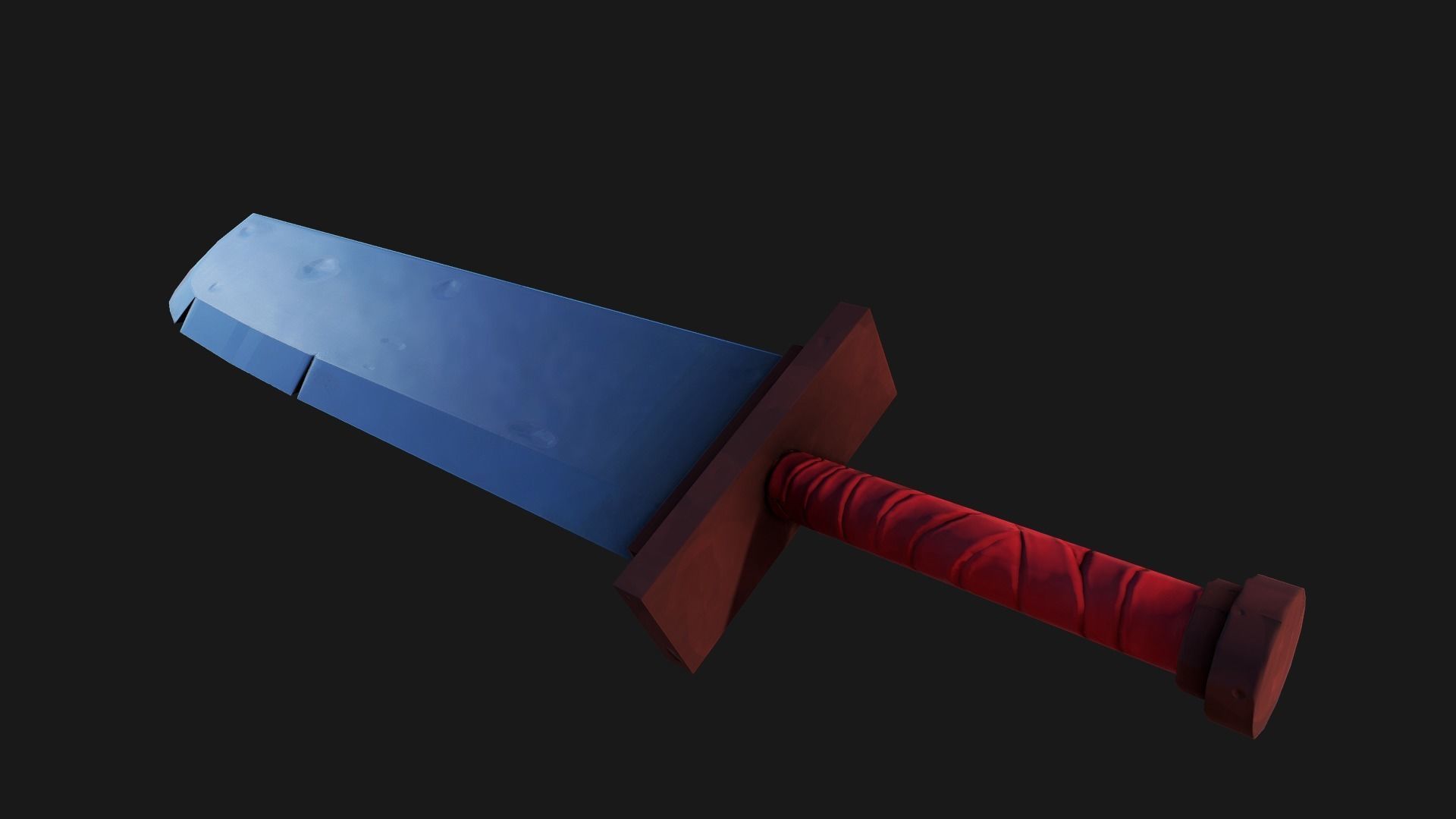 Stylised Sword free VR / AR / low-poly 3D model | CGTrader
