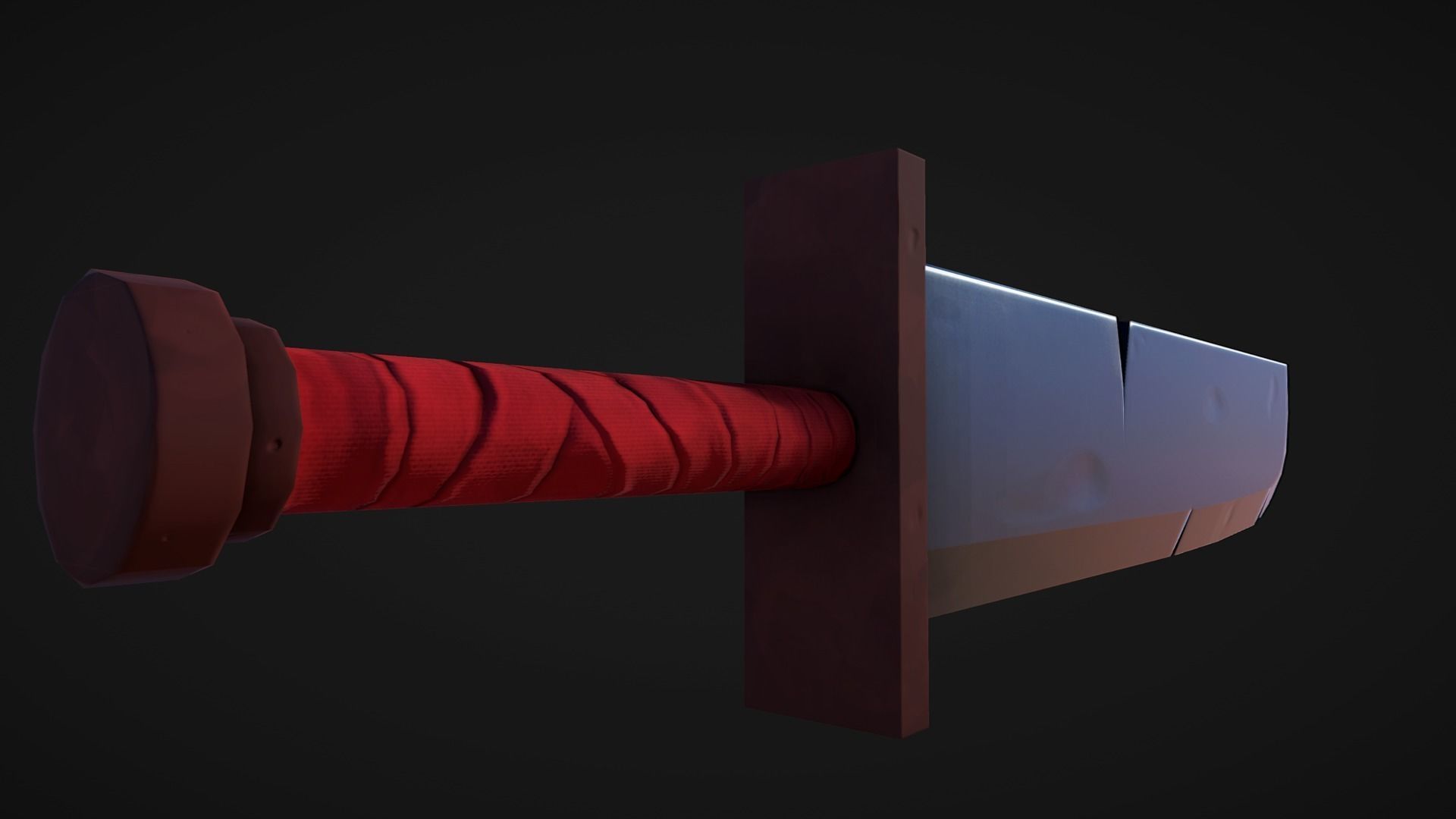 Stylised Sword free VR / AR / low-poly 3D model | CGTrader