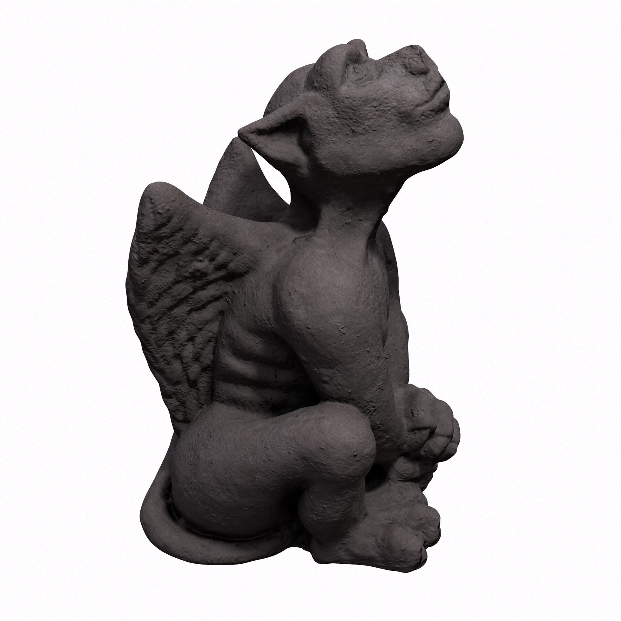 3D model Gargoyle statue VR / AR / low-poly | CGTrader
