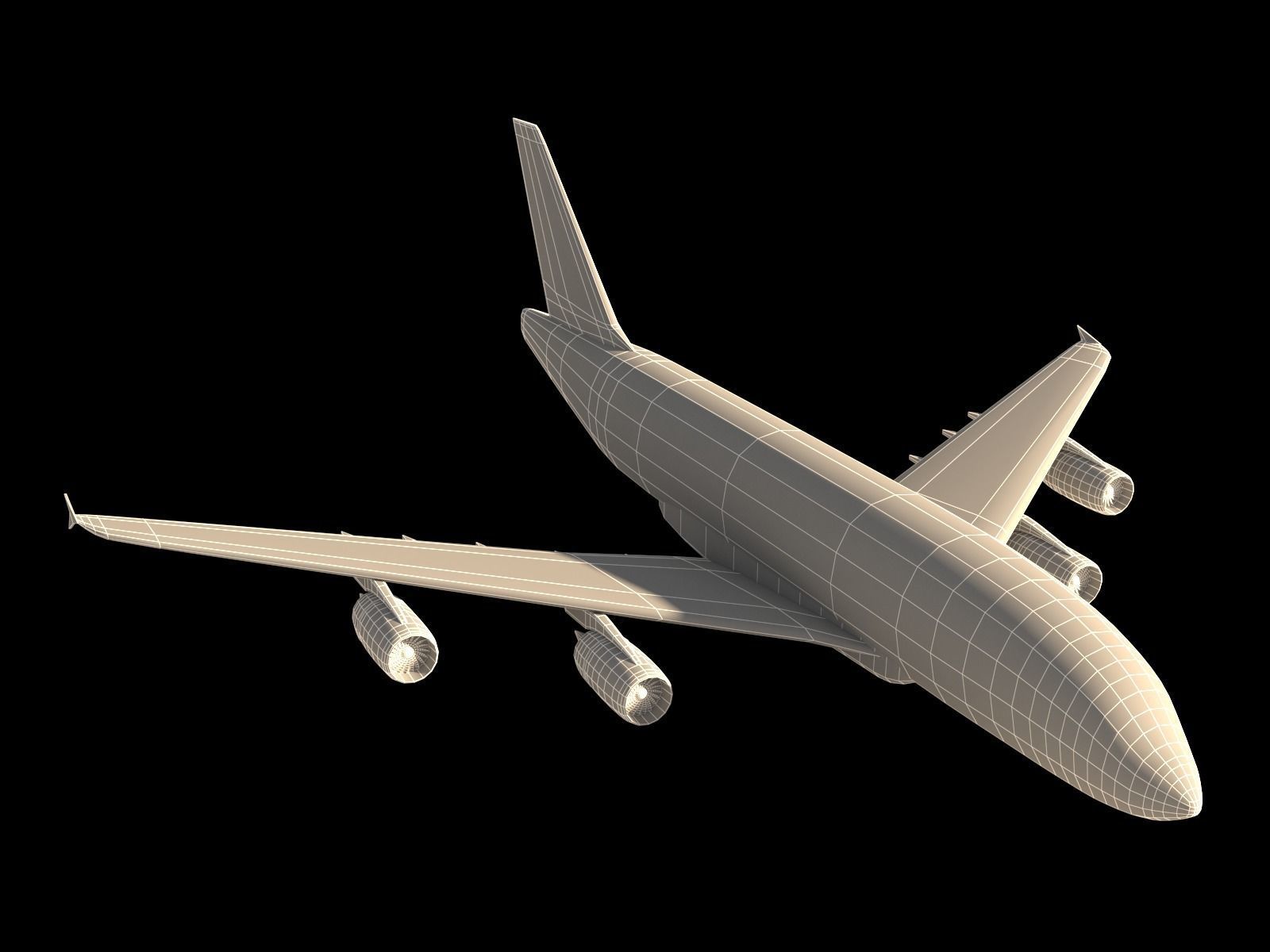 3D model AIRBUS A380-800 VR / AR / low-poly | CGTrader