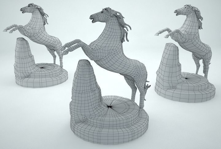 3D model Statues Pack Vol3 andLODs VR / AR / low-poly | CGTrader