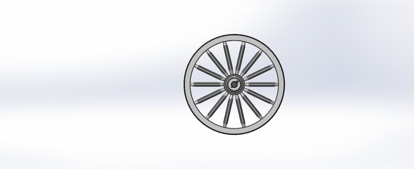 cannon wheel free 3D model | CGTrader