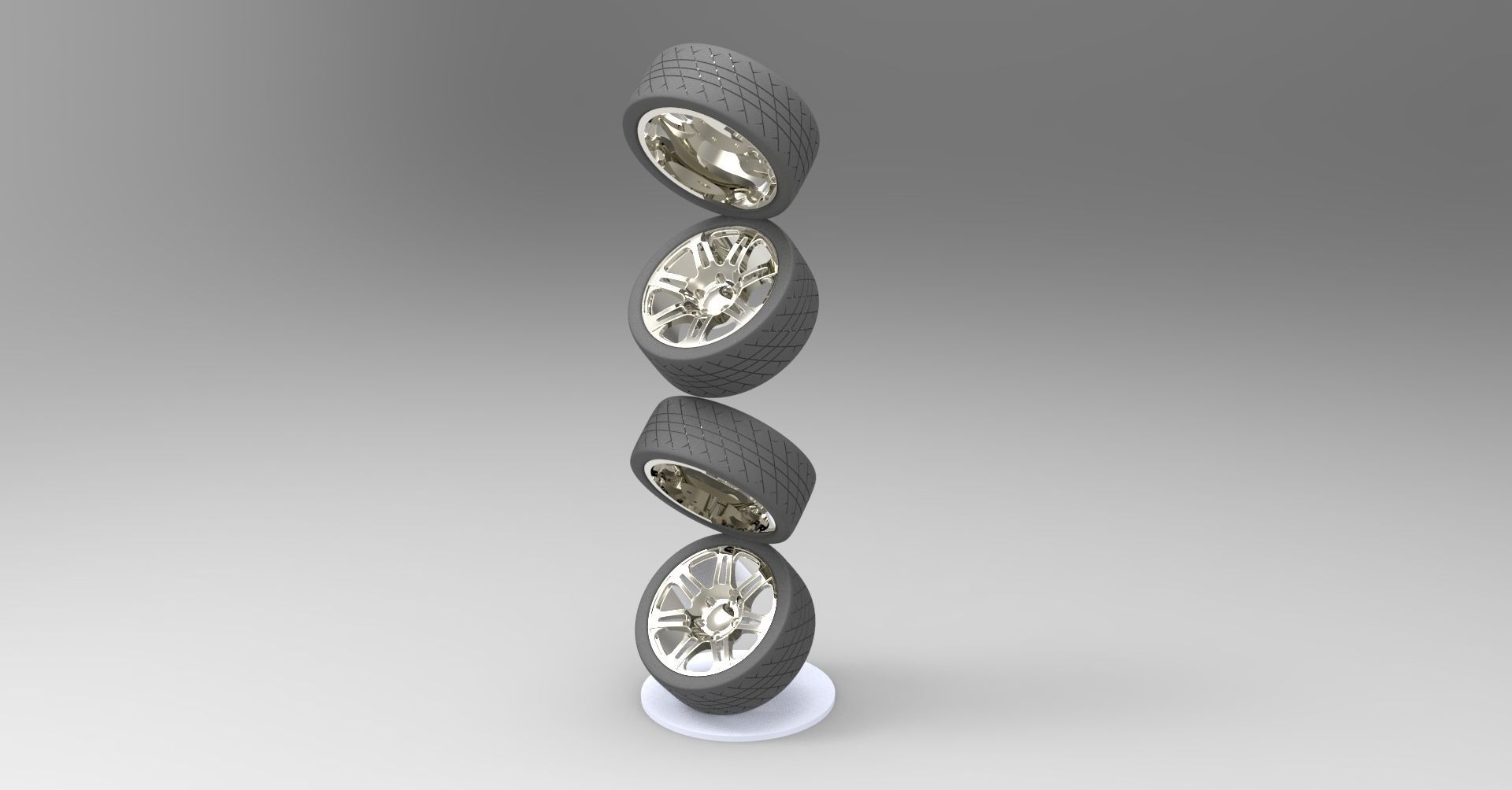 wheels free 3D model | CGTrader