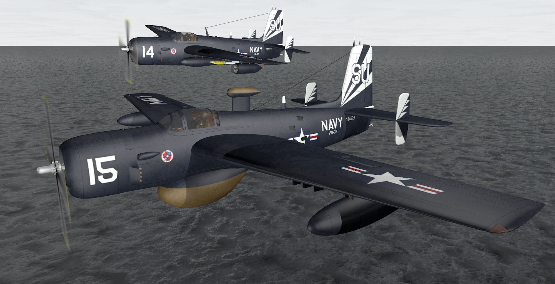 Grumman AF Guardian 3D model | CGTrader