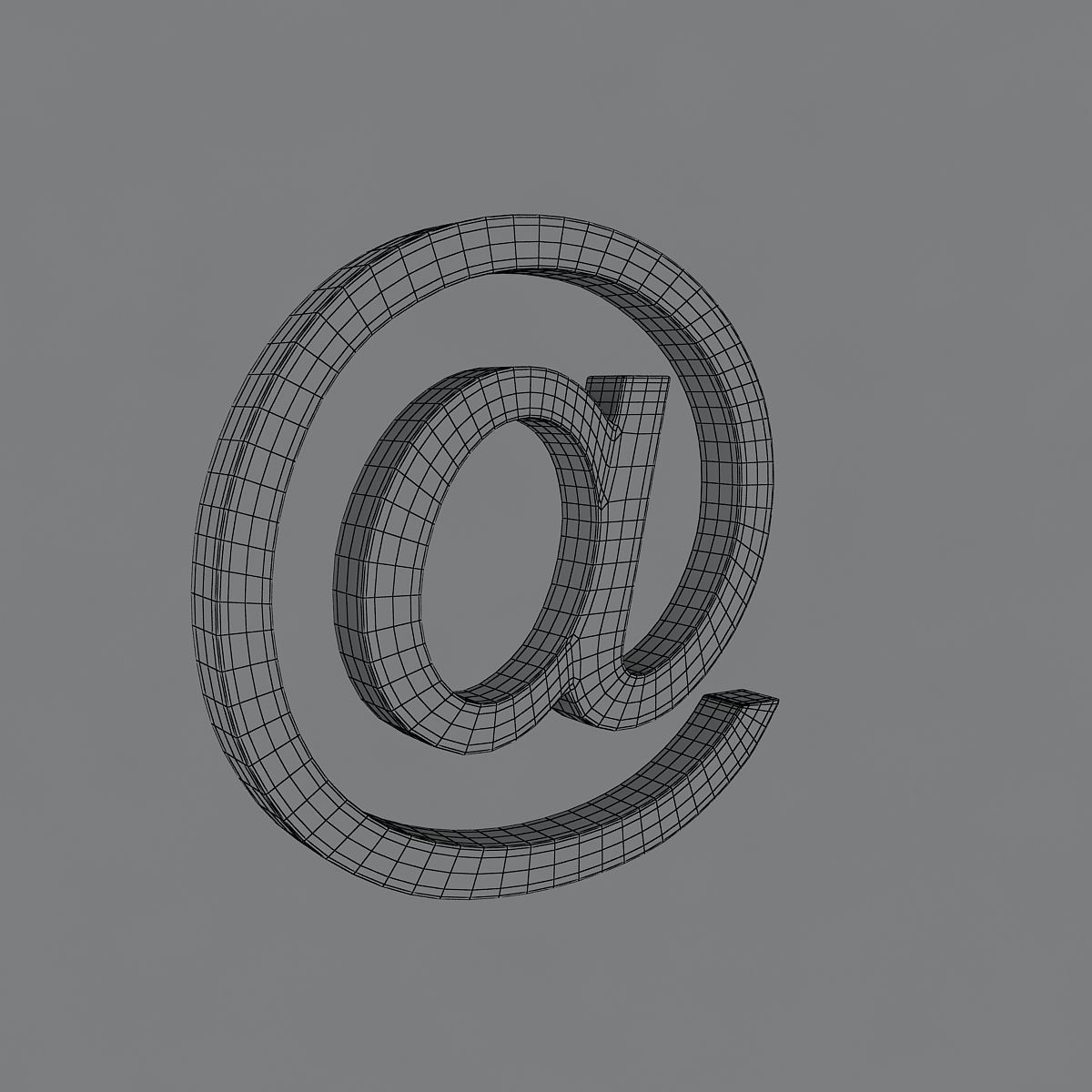 At simbol 3D model | CGTrader