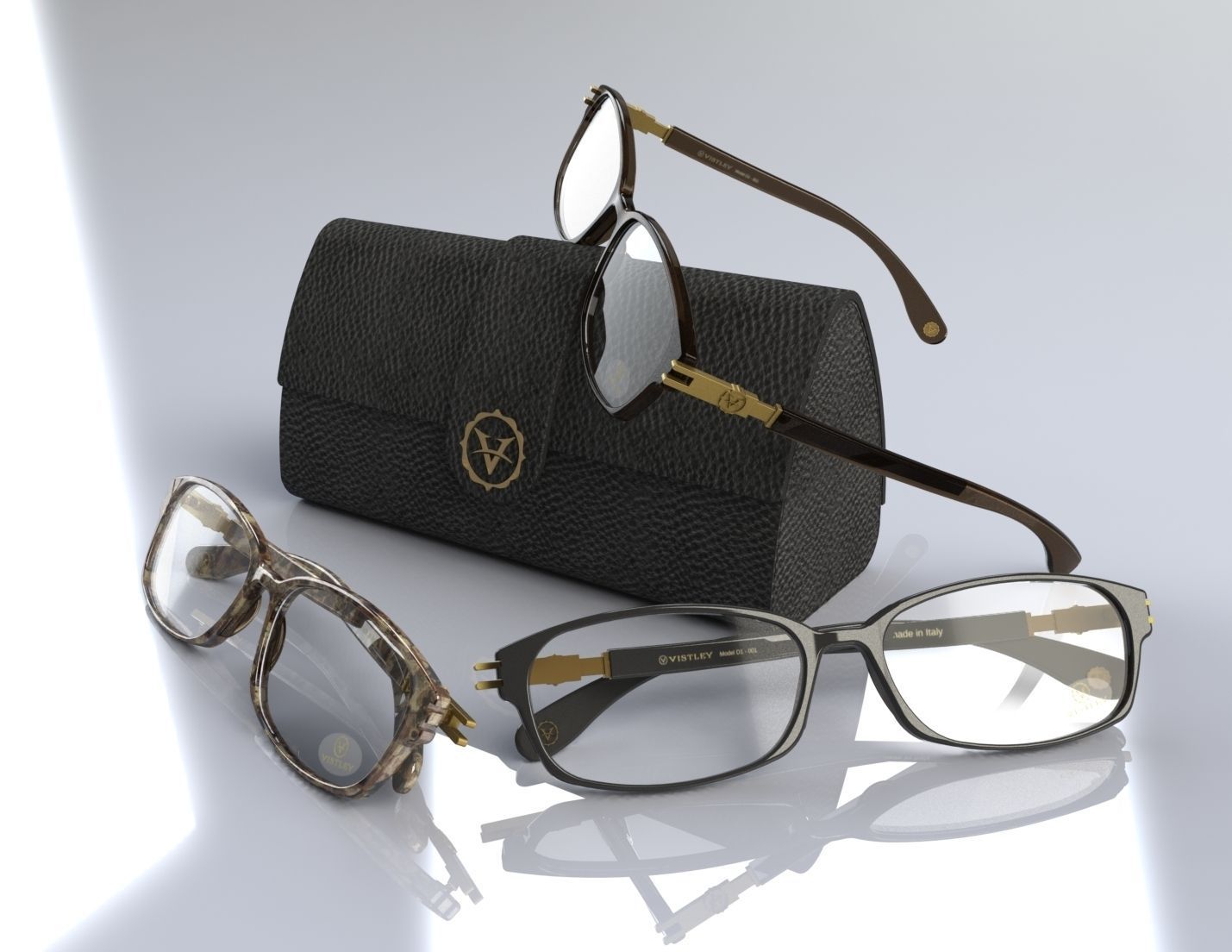 Optical eyewear frame 3D model | CGTrader