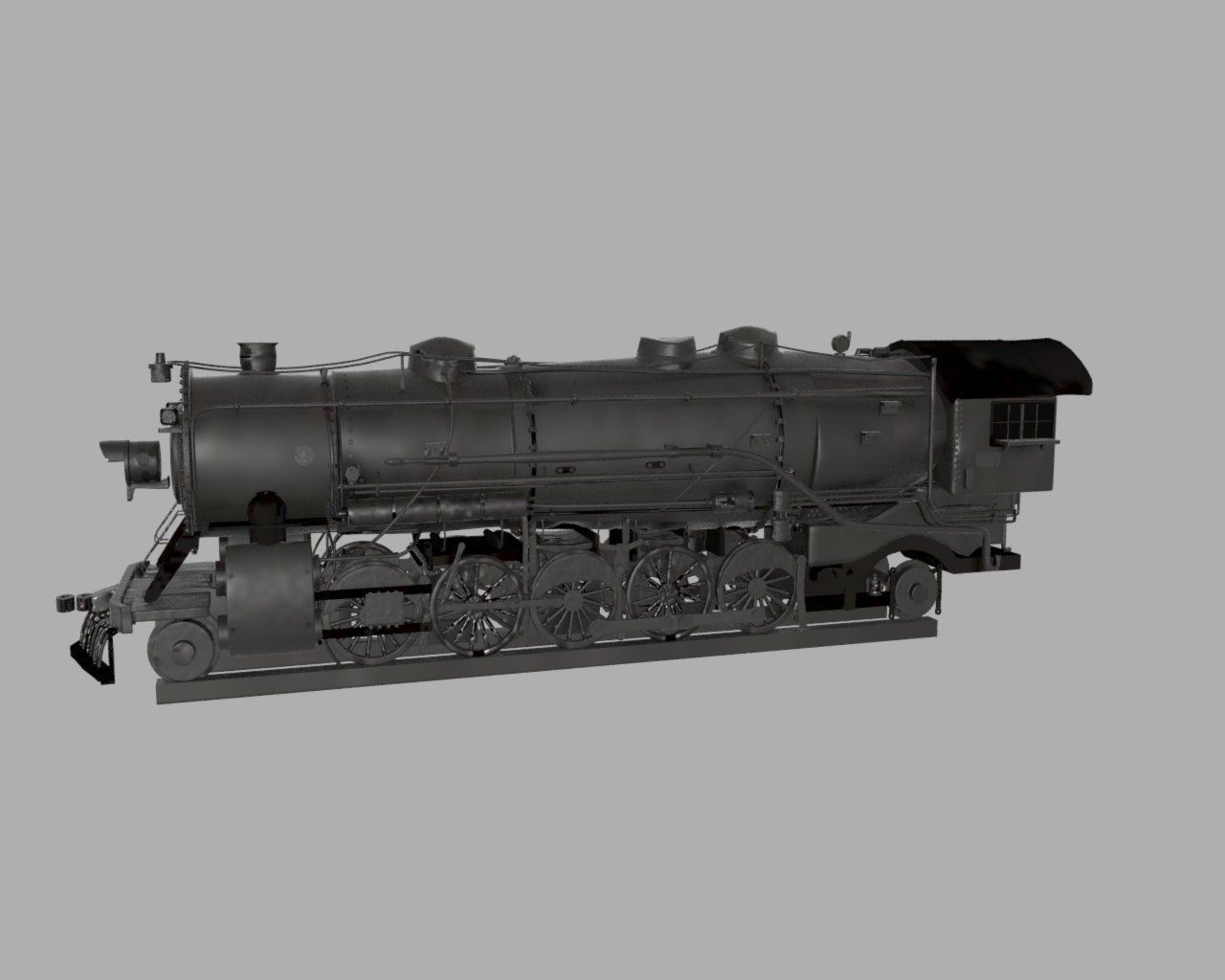 3D model Locomotive Steam Engine VR / AR / low-poly | CGTrader