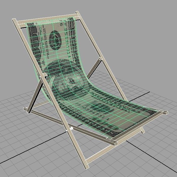 3D model dollar chair VR / AR / low-poly | CGTrader