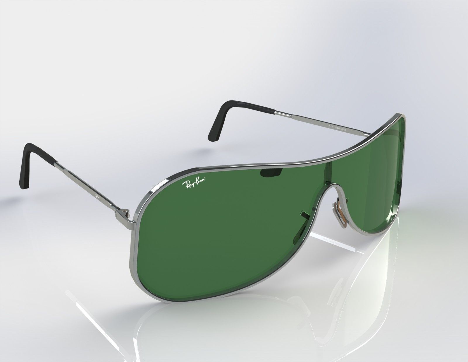 Ray Ban Highstreet RB3211 3D model | CGTrader