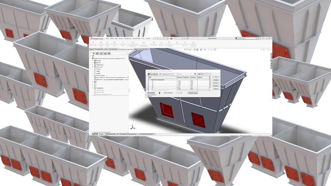 Hopper bunker 3D model | CGTrader