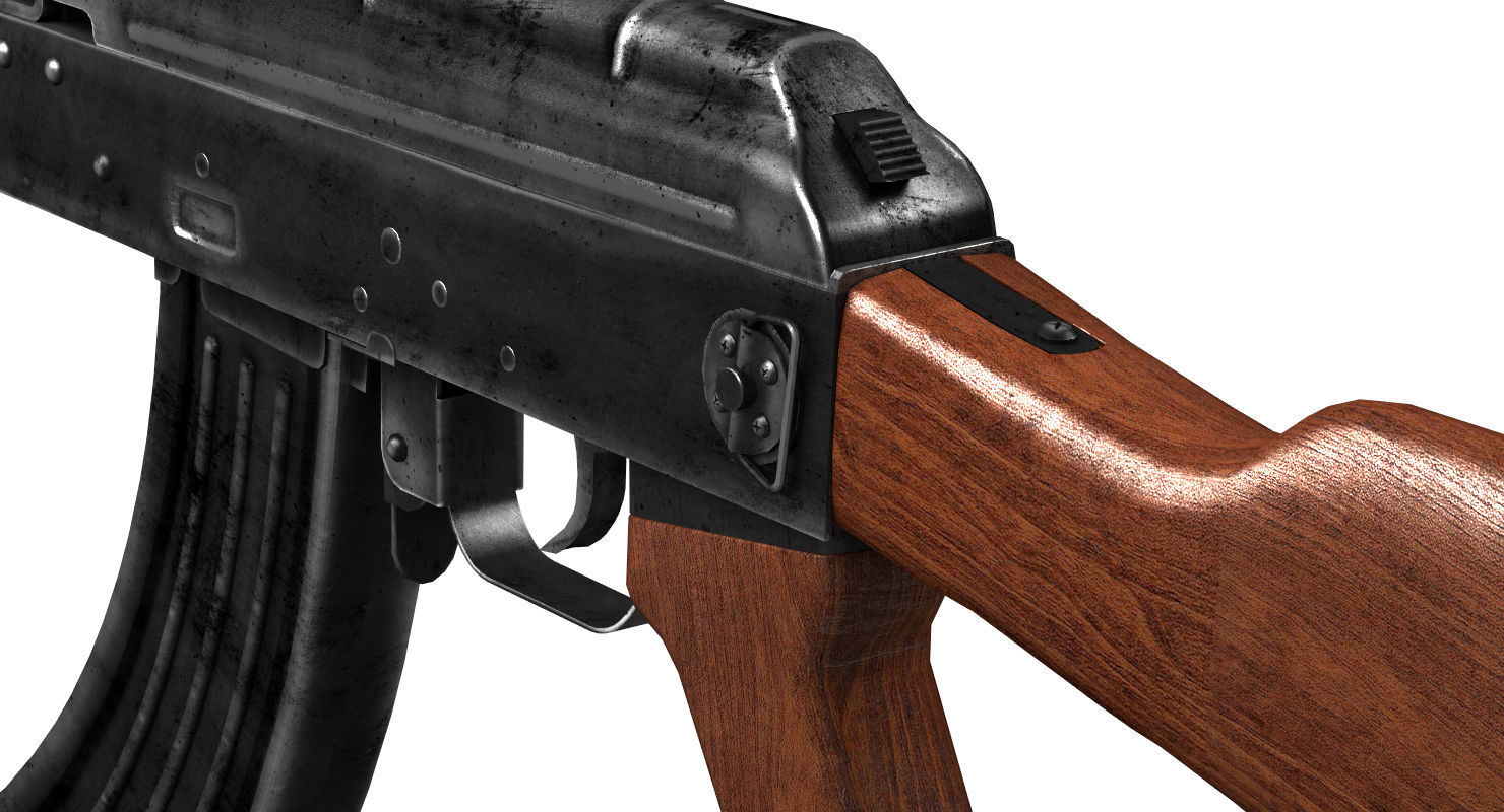 ak47 kalashnikov 3D model | CGTrader