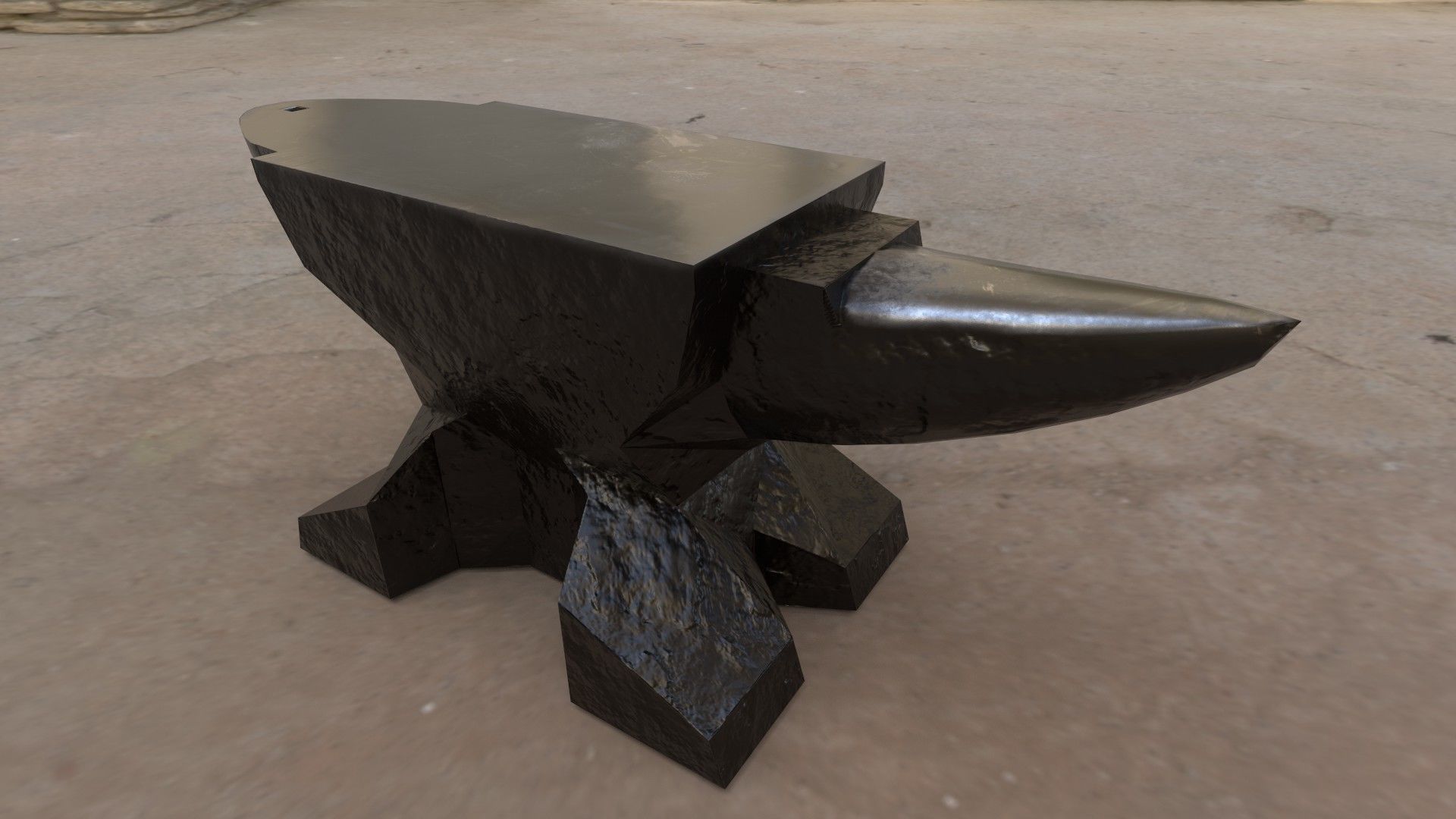 3D model Medieval Anvil VR / AR / low-poly | CGTrader