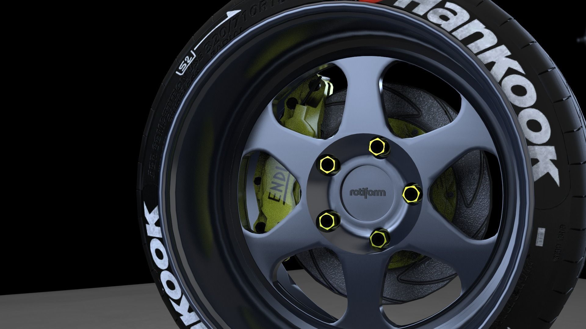 Rotiform MHG low offset wheel 3D model | CGTrader