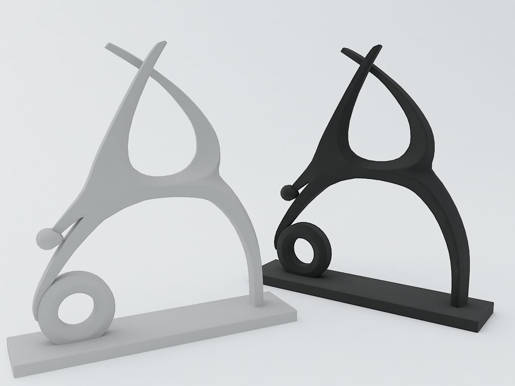 Abstract Modern Showpiece 3D model 3D printable | CGTrader