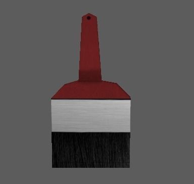 Brush paint free VR / AR / low-poly 3D model | CGTrader