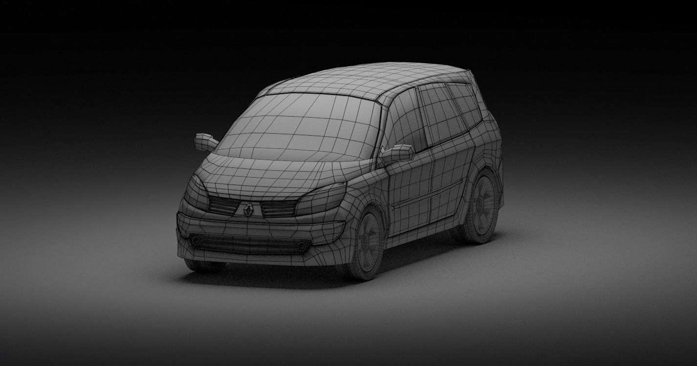 Renault scenic 3D model | CGTrader
