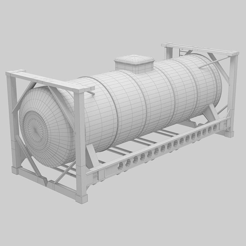 Oil tank 3D model | CGTrader