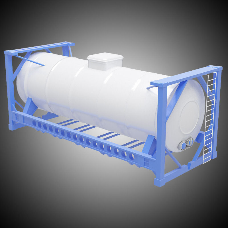 water 3D Oil tank | CGTrader